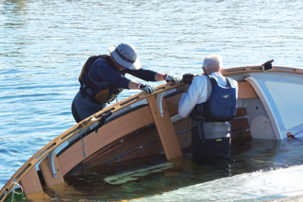 Your boat capsizes but remains afloat. What should you do? Capsizing ...